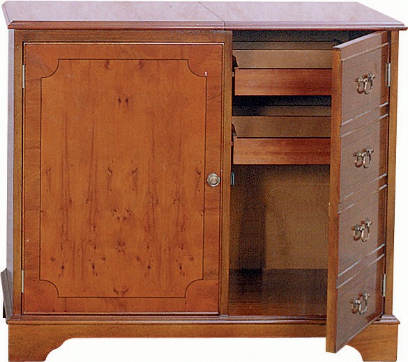 Double Door with Storage - Media Storage